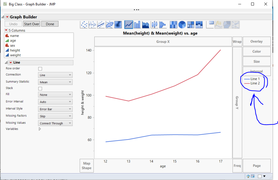 How to change legend names in JSL (in Graph Builder)? - JMP User Community